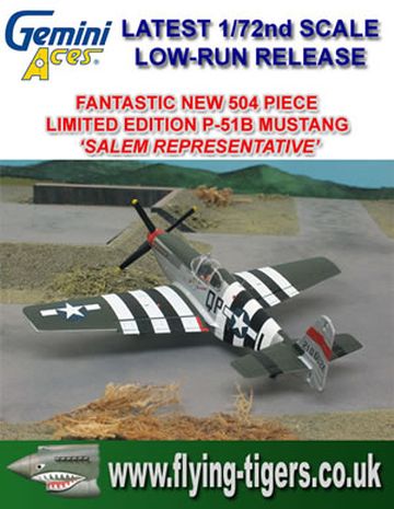 GAUSACCC HIGHLY LIMITED 1/72nd SCALE NORTH AMERICAN P-51B MUSTANG ...