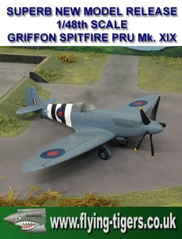 HA7601 1/48th SCALE MODIFIED TOOLING SUPERMARINE SPITFIRE PR Mk.XIX RAF ...
