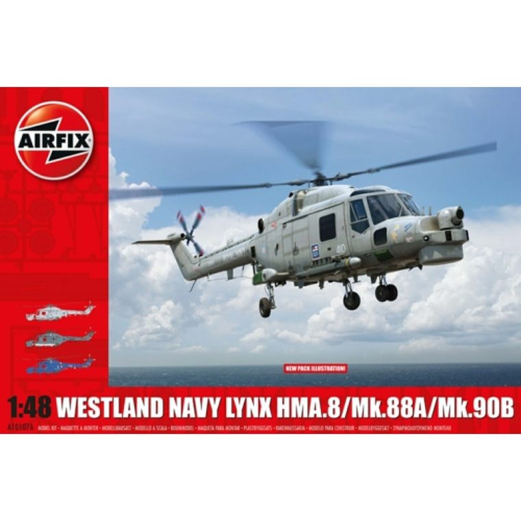 A10107A Airfix 1/48th scale model kit Westland Navy Lynx MK.88A/HMA.8 ...