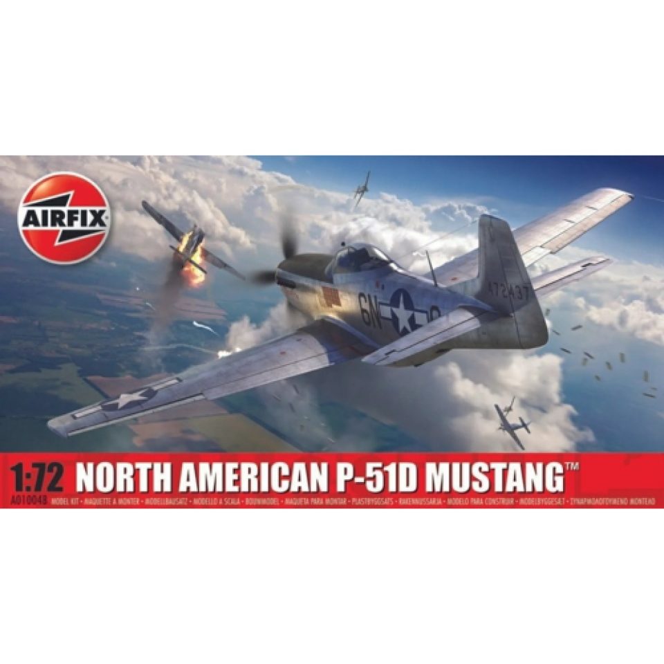 A01004B Airfix 1/72nd scale model kit North American P-51D Mustang