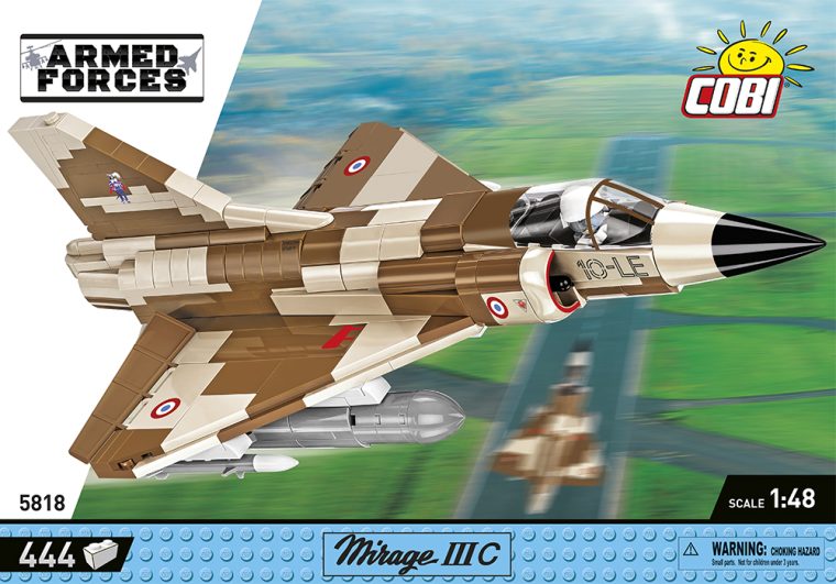 COBI 5818 Mirage IIIC Brick Model Kit - 444 pieces