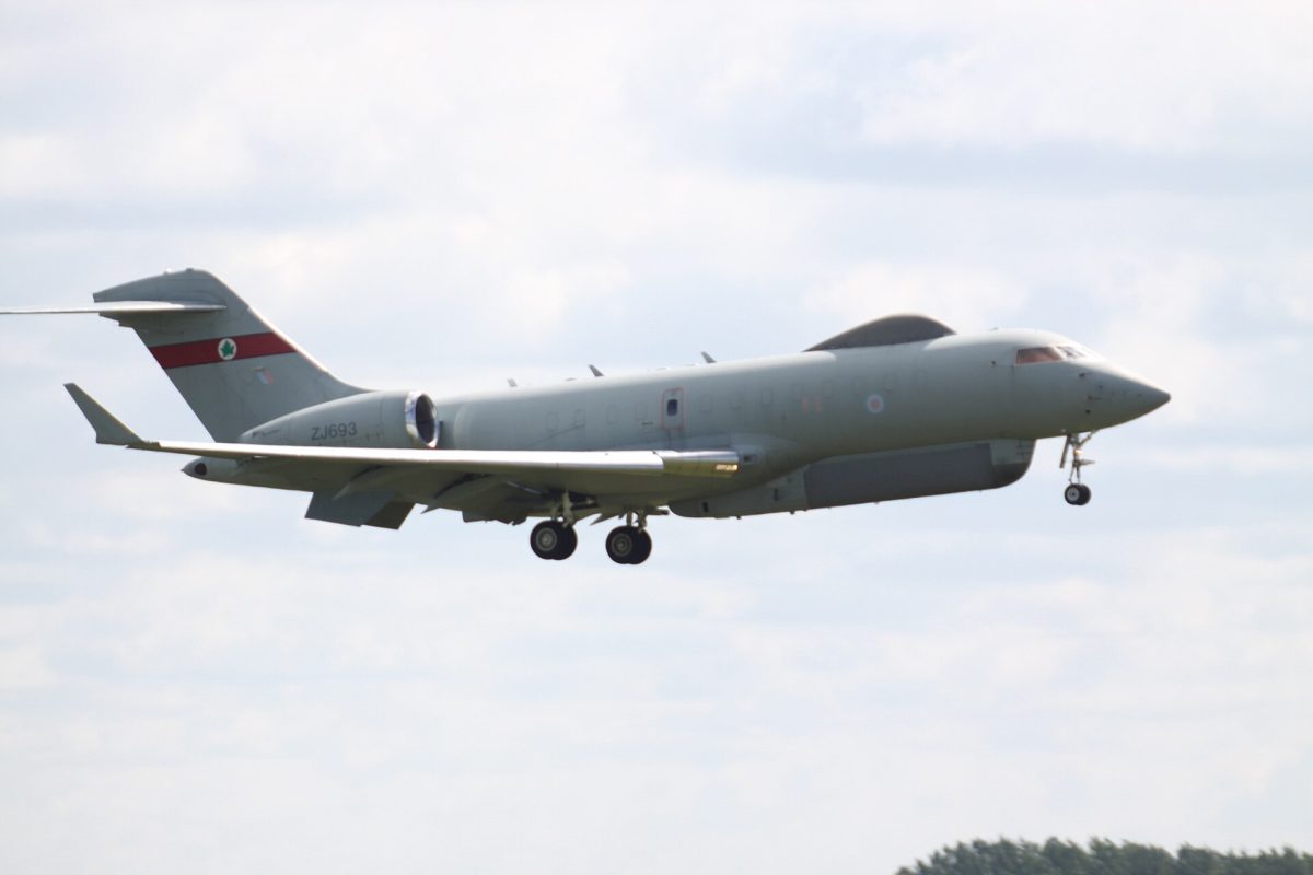 r5 A Raytheon Sentinel R1 operated by No. 5 Squadron, seen during 2012 ...